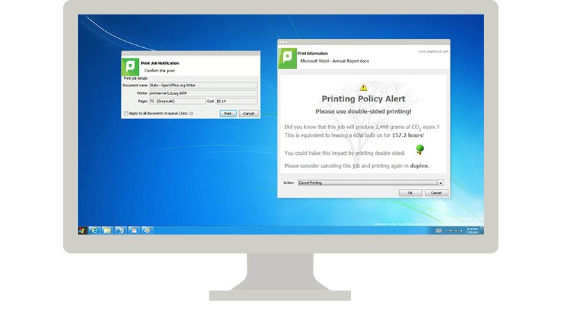 Papercut ng interface - managertyred